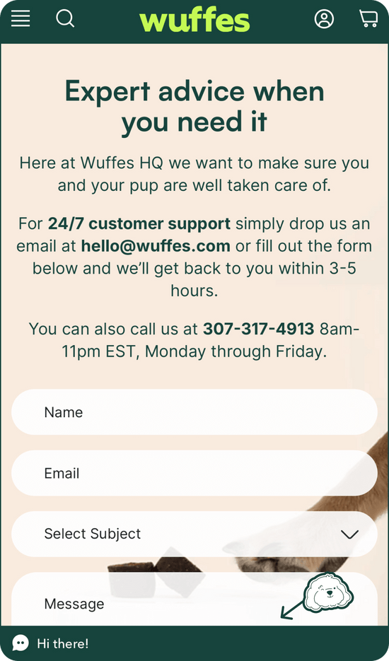 Order Status – Wuffes