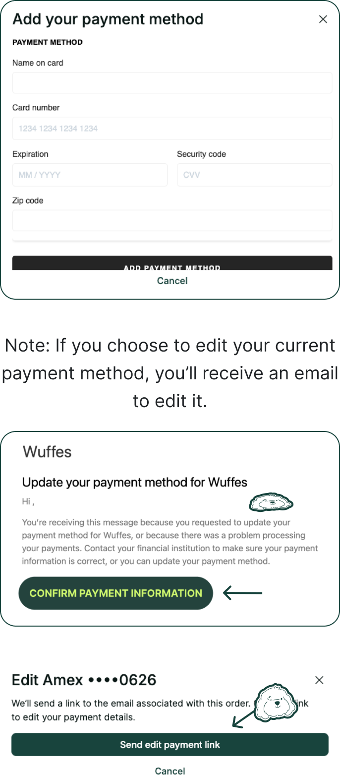 Subscription Management – Wuffes